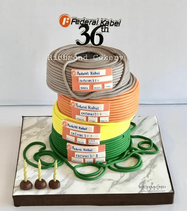 Cable Birthday Cake Ideas Images (Pictures)