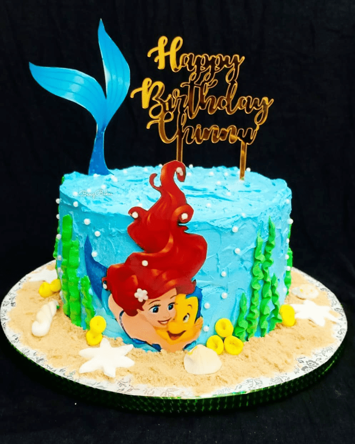 Disneys Ariel Birthday Cake Ideas Images (Pictures)