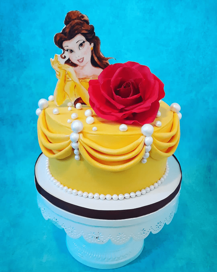 Disneys Belle Birthday Cake Ideas Images (Pictures)