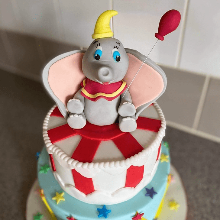 Dumbo Birthday Cake Ideas Images (Pictures)