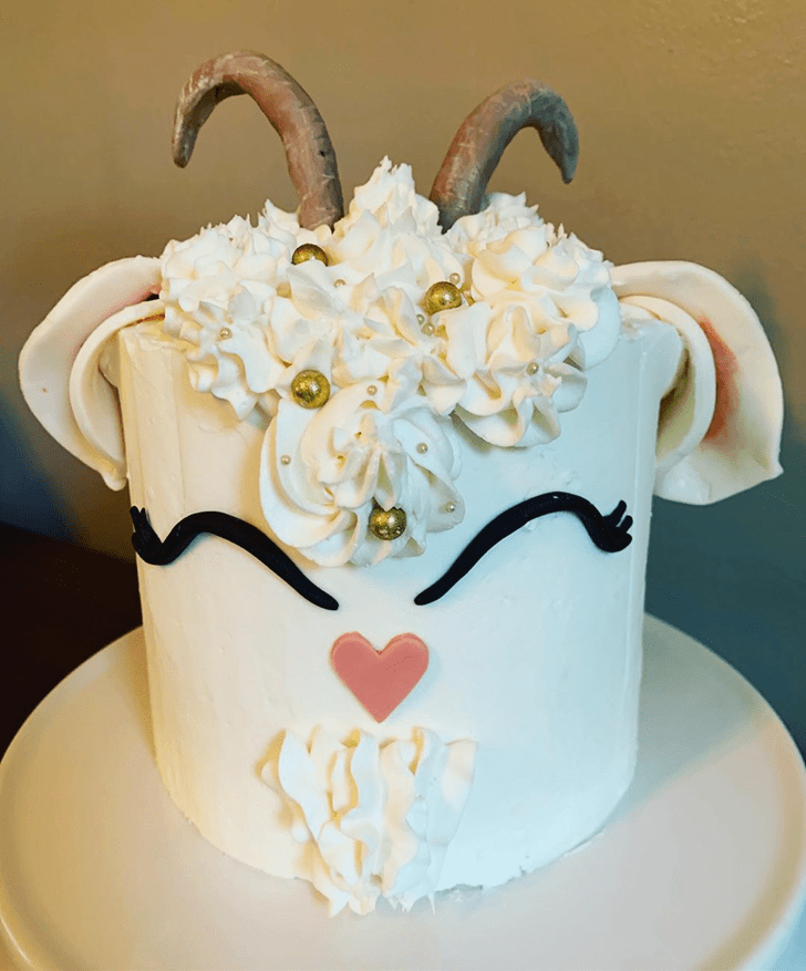 Goat Birthday Cake Ideas Images (Pictures)