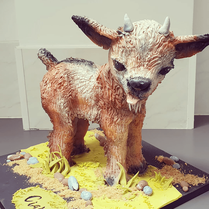Goat Birthday Cake Ideas Images (Pictures)