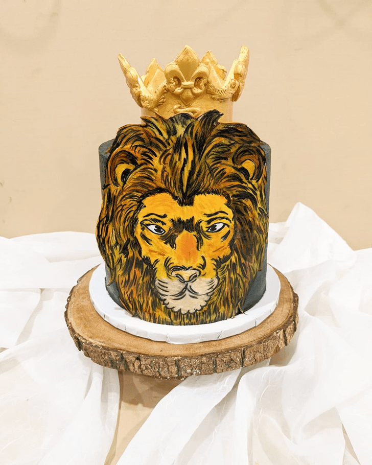Lion Birthday Cake Ideas Images (Pictures)