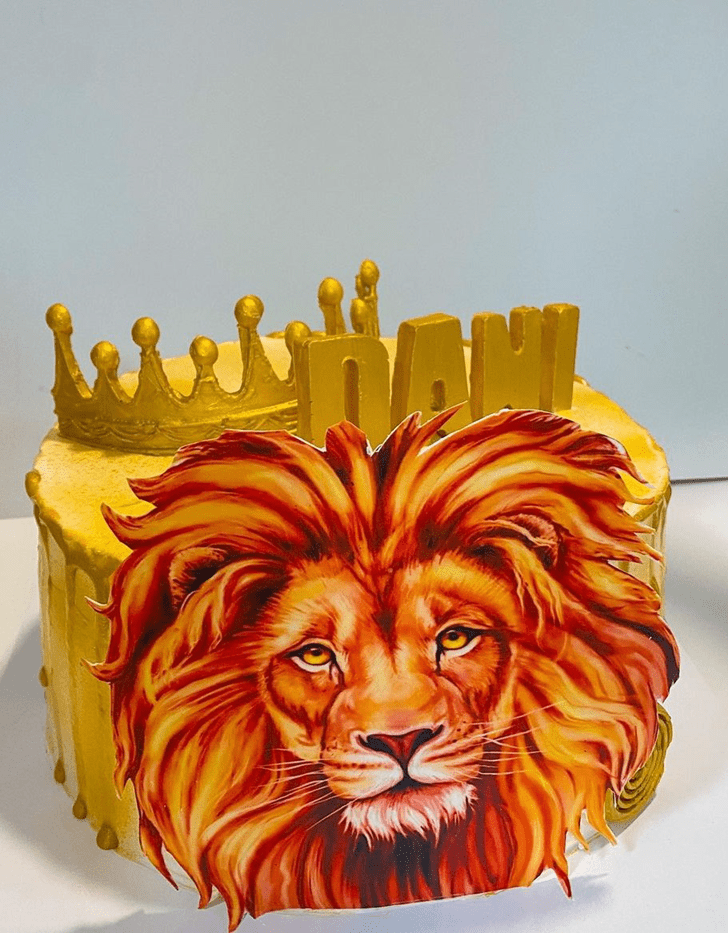 Lion Birthday Cake Ideas Images (Pictures)