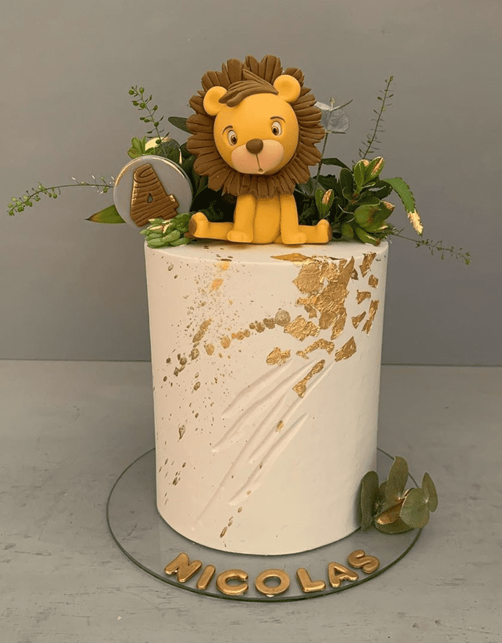 Lion Birthday Cake Ideas Images (Pictures)