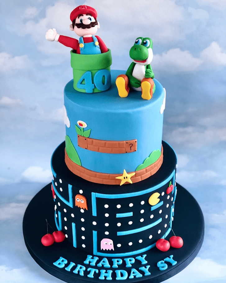 Mario Birthday Cake Ideas Images (Pictures)