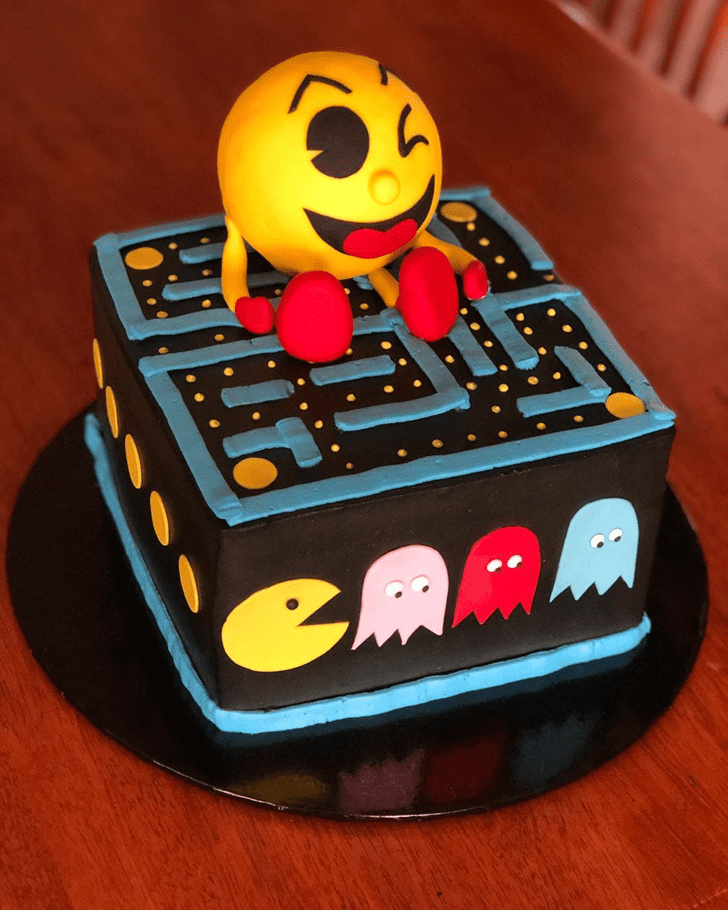 PacMan Birthday Cake Ideas Images (Pictures)