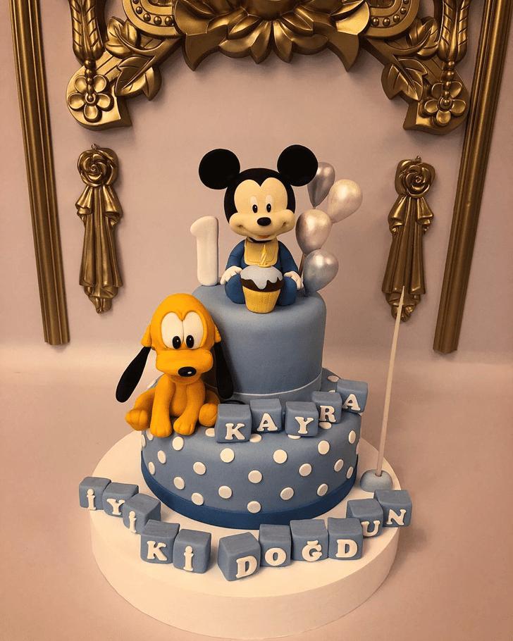 Disneys Pluto Birthday Cake Ideas Images (Pictures)