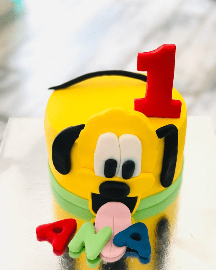 Disneys Pluto Birthday Cake Ideas Images (Pictures)