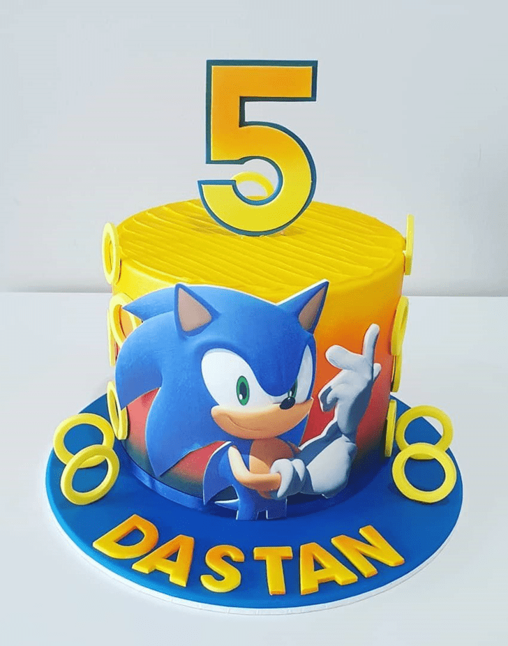 Sonic Birthday Cake Ideas Images (Pictures)
