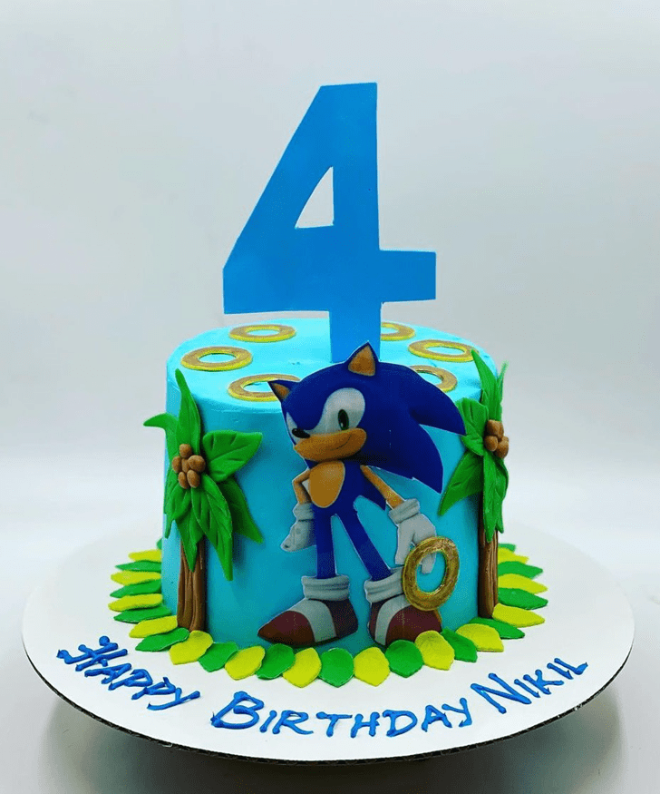 Sonic Birthday Cake Ideas Images (Pictures)