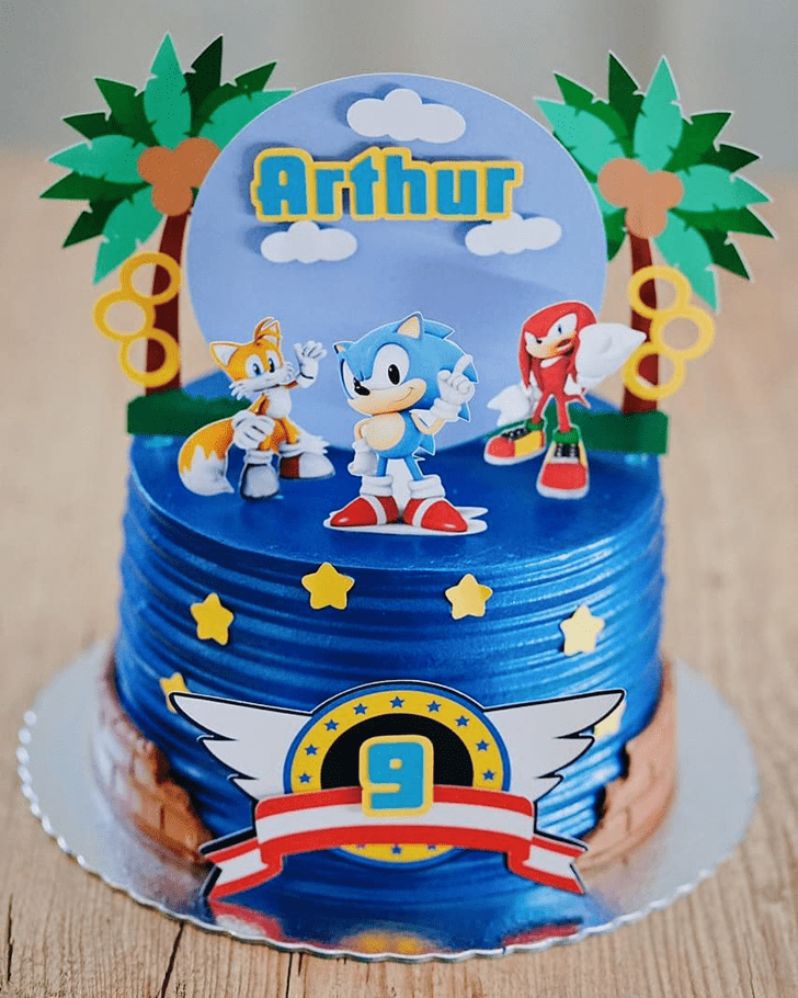 Sonic Birthday Cake Ideas Images (Pictures)