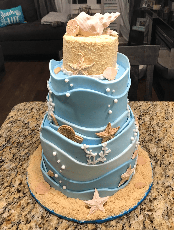 Starfish Birthday Cake Ideas Images (Pictures)