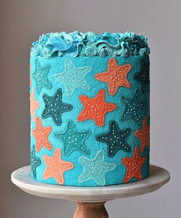 Starfish Birthday Cake Ideas Images (Pictures)