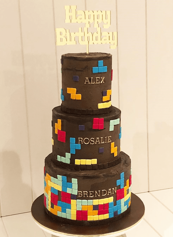 Tetris Birthday Cake Ideas Images (Pictures)