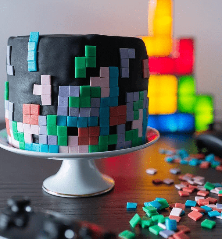 Tetris Birthday Cake Ideas Images (Pictures)