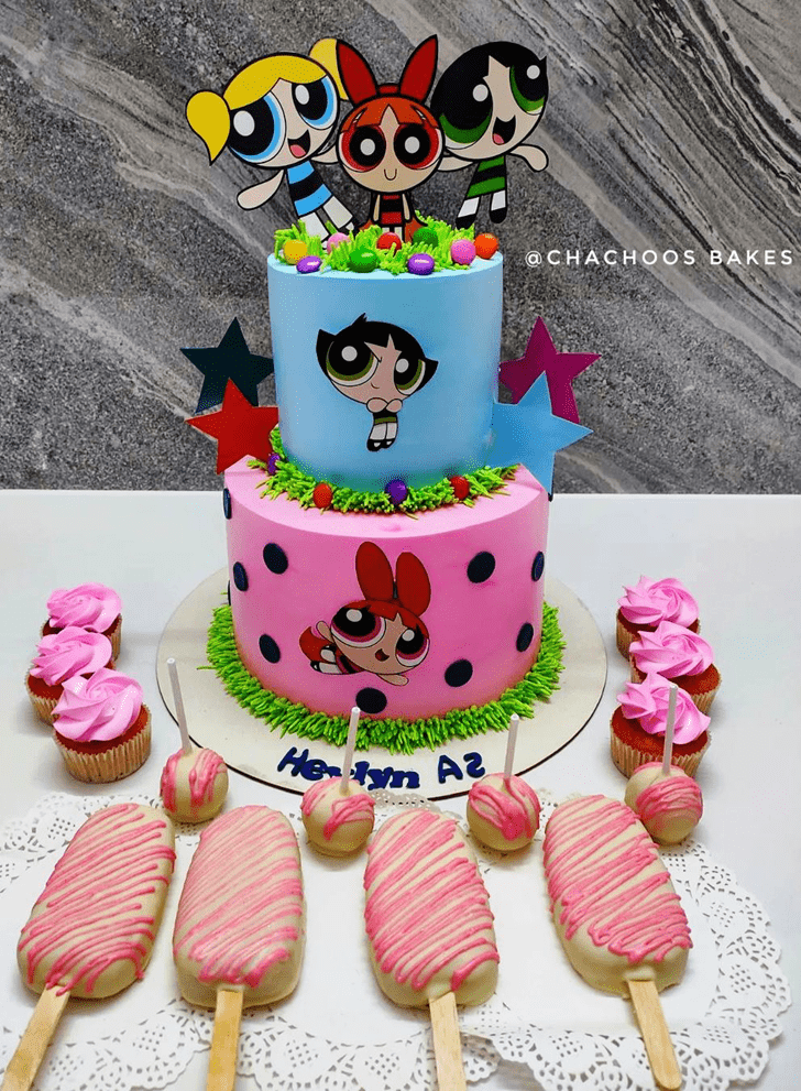 The Powerpuff Girls Birthday Cake Ideas Images (Pictures)