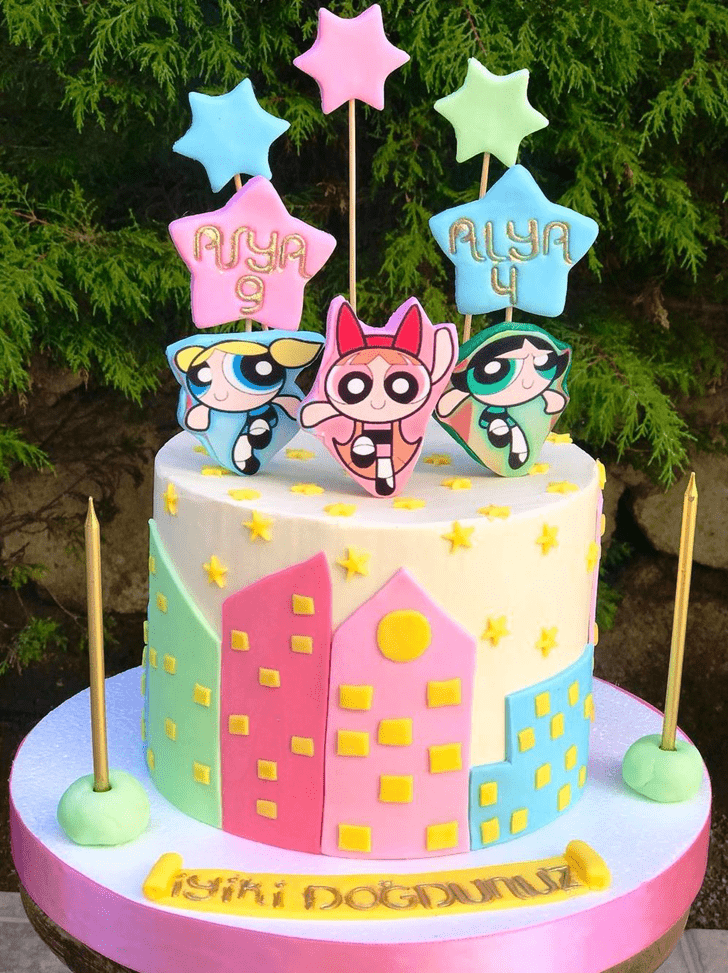 The Powerpuff Girls Birthday Cake Ideas Images (Pictures)