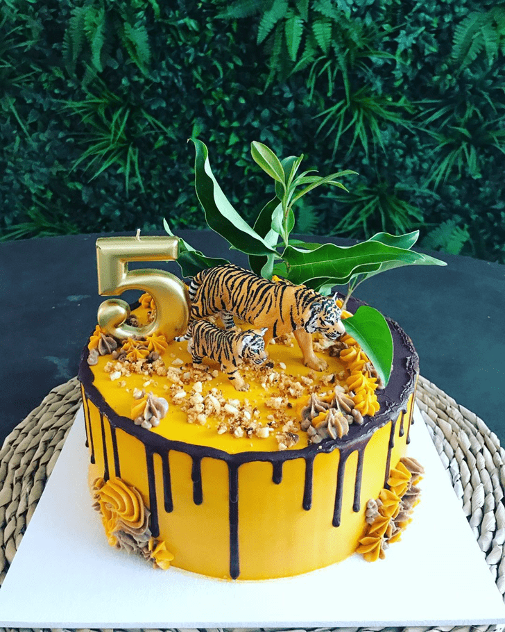Tiger Birthday Cake Ideas Images (Pictures)