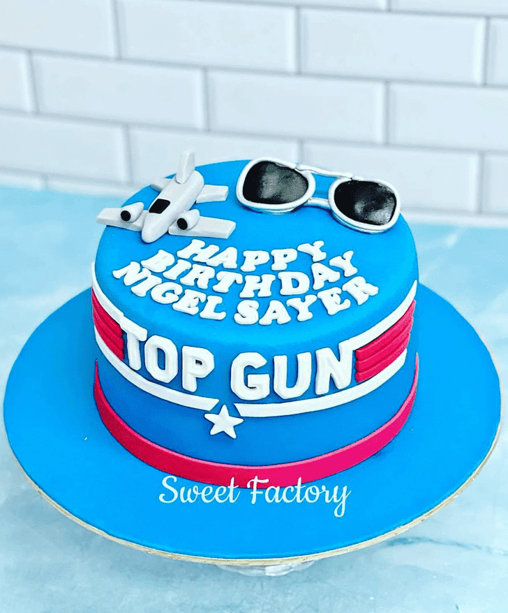 Top Gun Birthday Cake Ideas Images (Pictures)