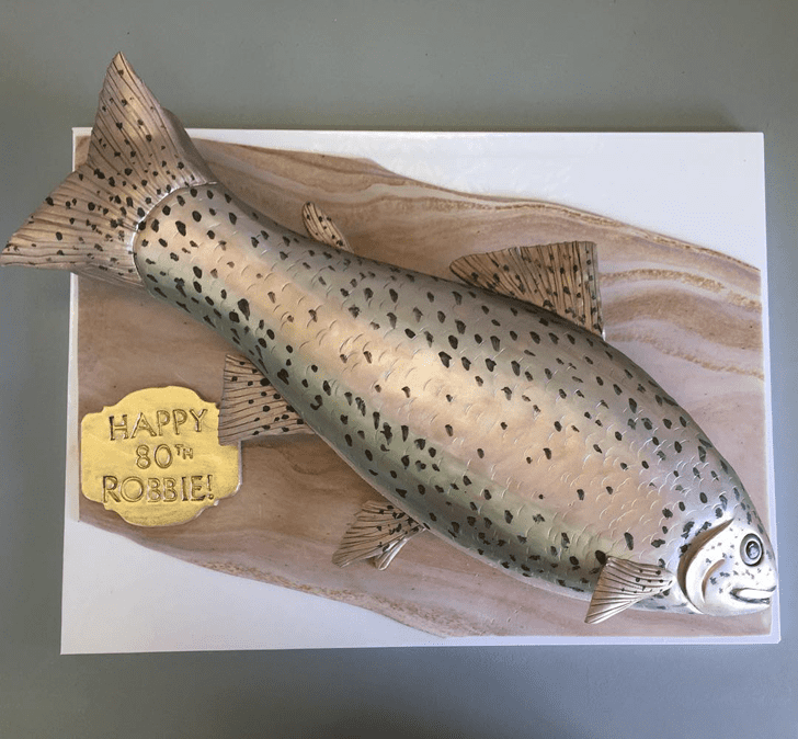 Trout Birthday Cake Ideas Images (Pictures)