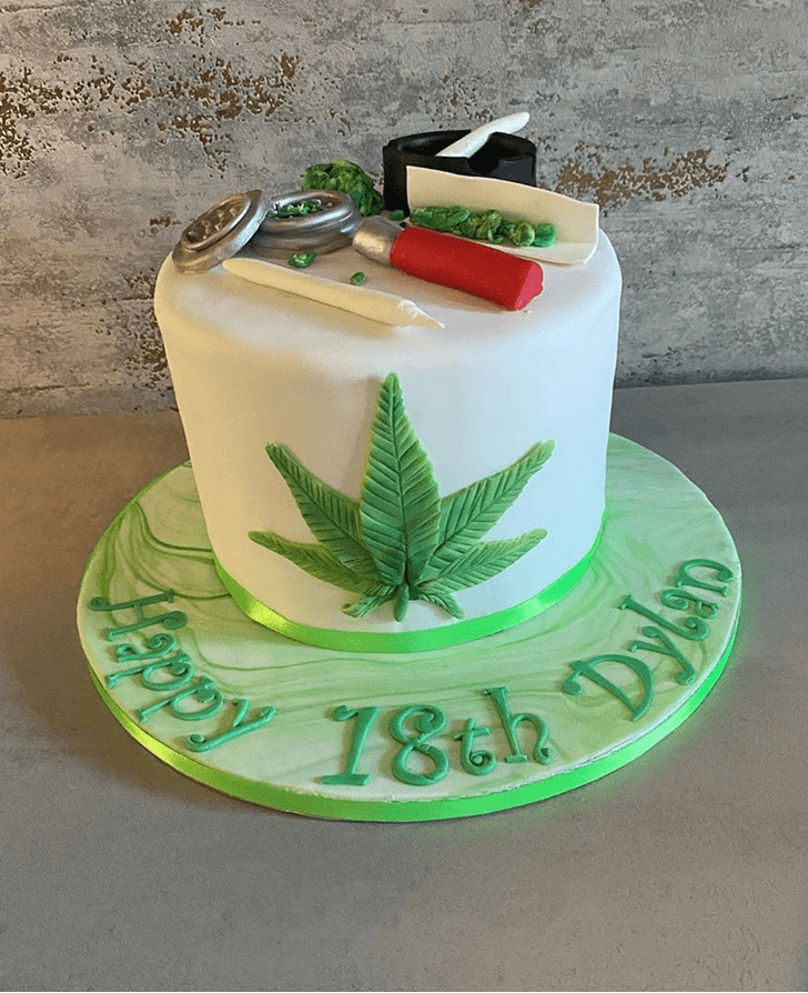 Weed Birthday Cake Ideas Images (Pictures)